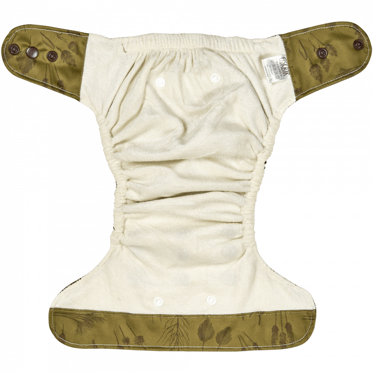 Natural Snap-In - Grasses - AIO Cloth Diaper in Bamboo | Elskbar