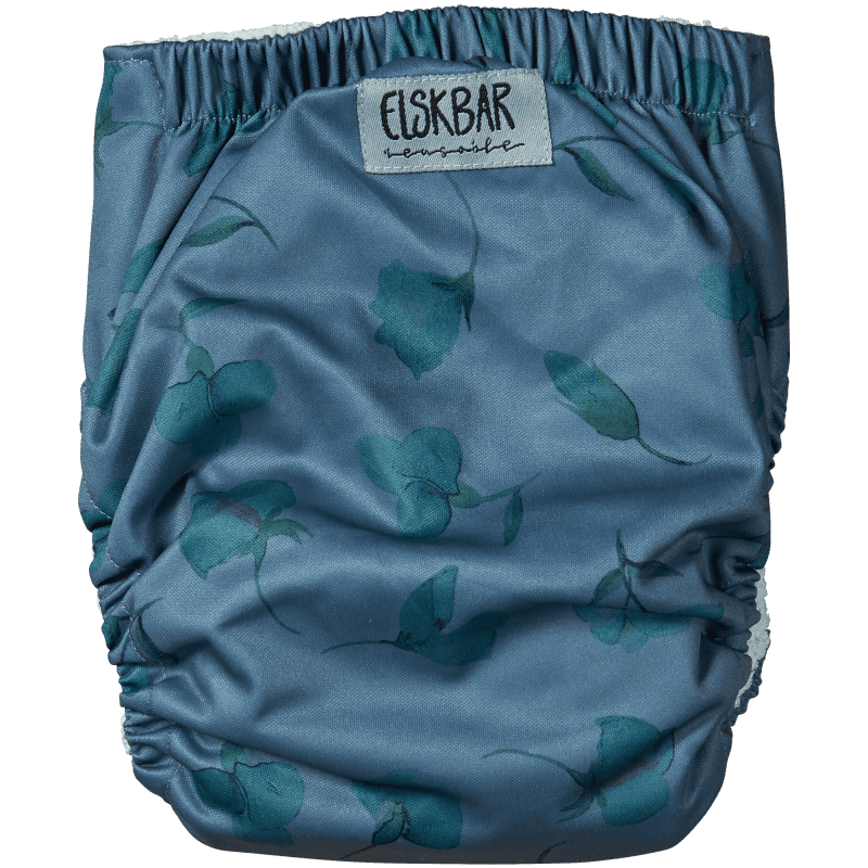 Natural Snap-In – Butterfly Pea - AIO Cloth Diaper In Unisex Prints ...
