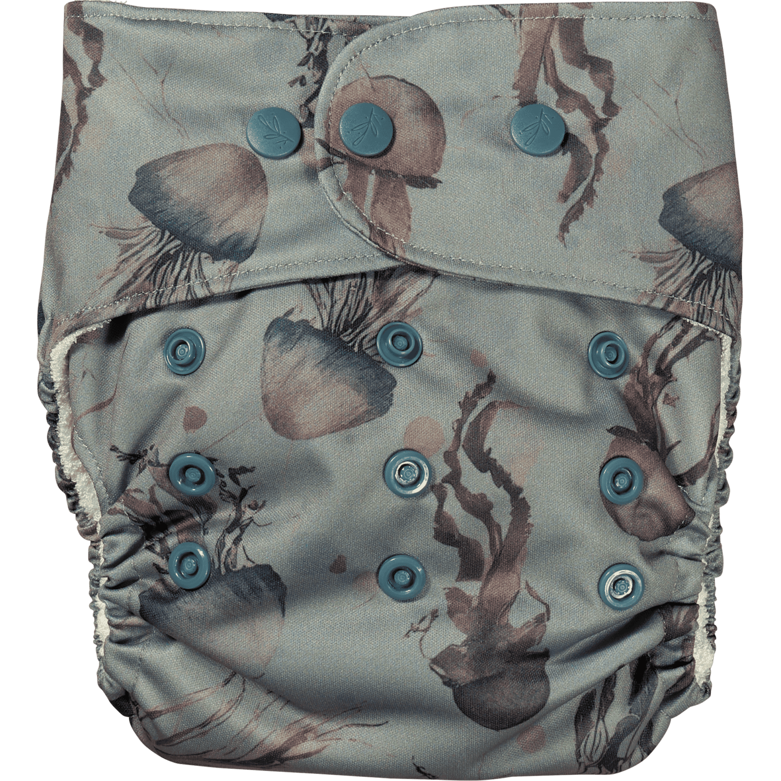Natural Snap-In - Jellyfish - AIO Cloth Diaper In Organic Cotton | Elskbar